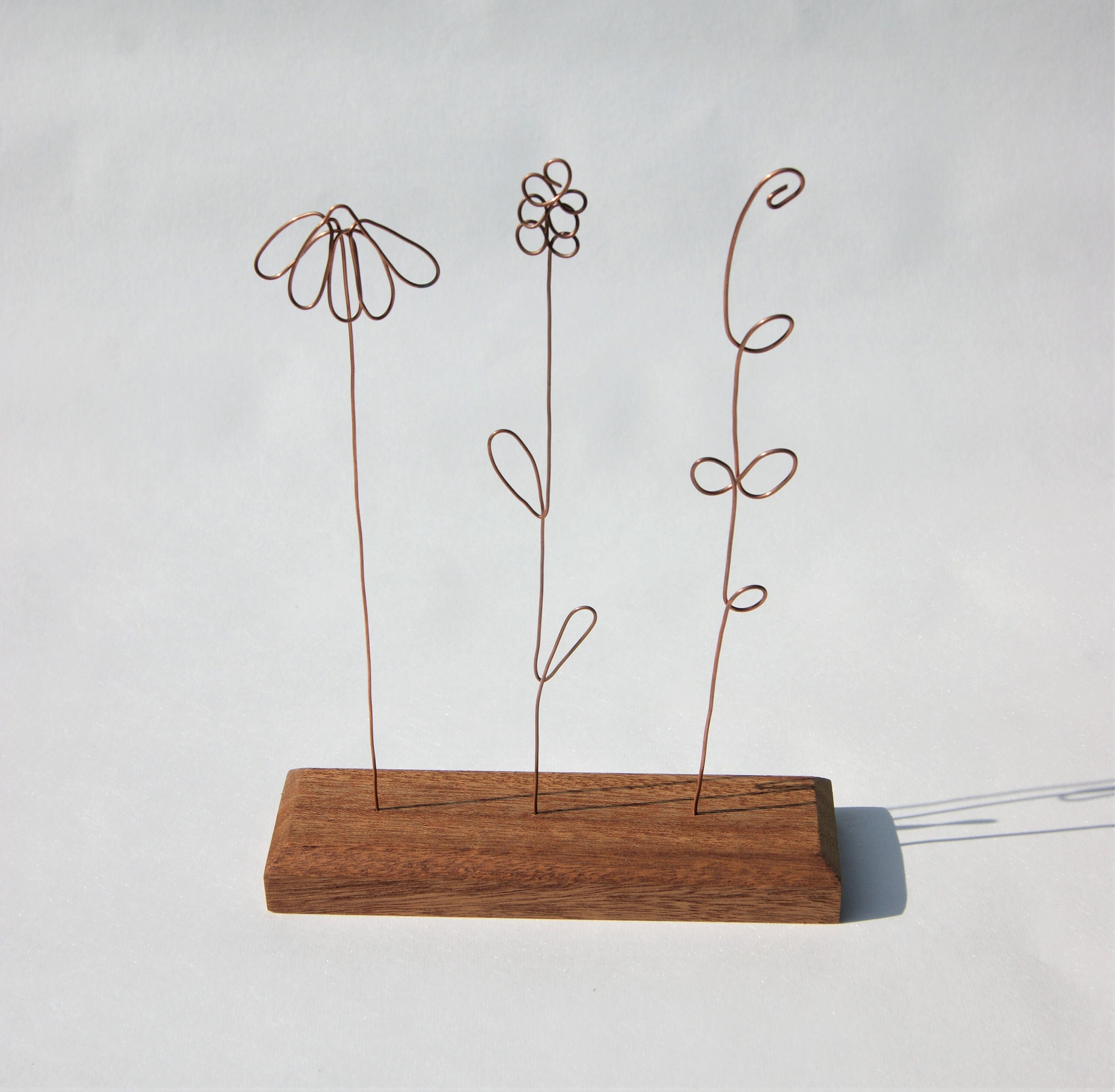 Wire Wildflower Art Wire Wall Hanging Art Wire Flowers - Etsy UK