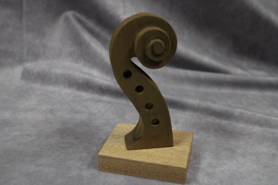 Handmade Violin/viola Scroll Sculpture - Etsy