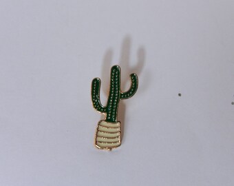 Cactus Enamel Pin - Etsy