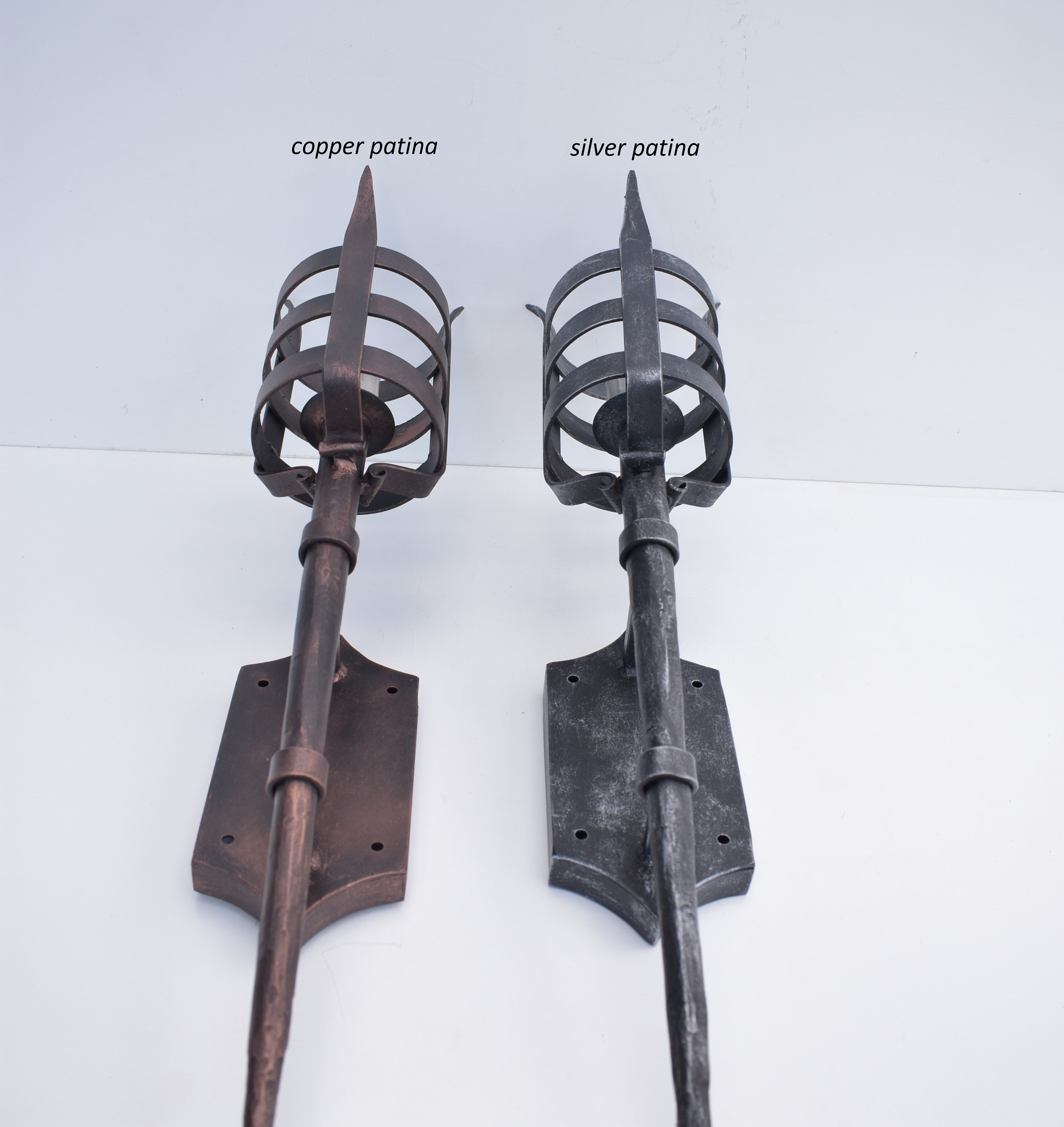 Medieval Wall Lamp,forged Wall Sconce,torch Lamp,medieval Style Wall ...