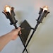 Medieval Style Wall Lamp,gothic Style Wall Sconce,double Torch Lamp ...