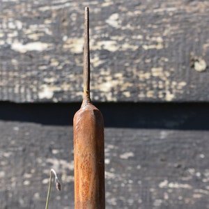 Rusty Flower Metal Cattails Set of Two,rusty Metal Decoration,cattail ...