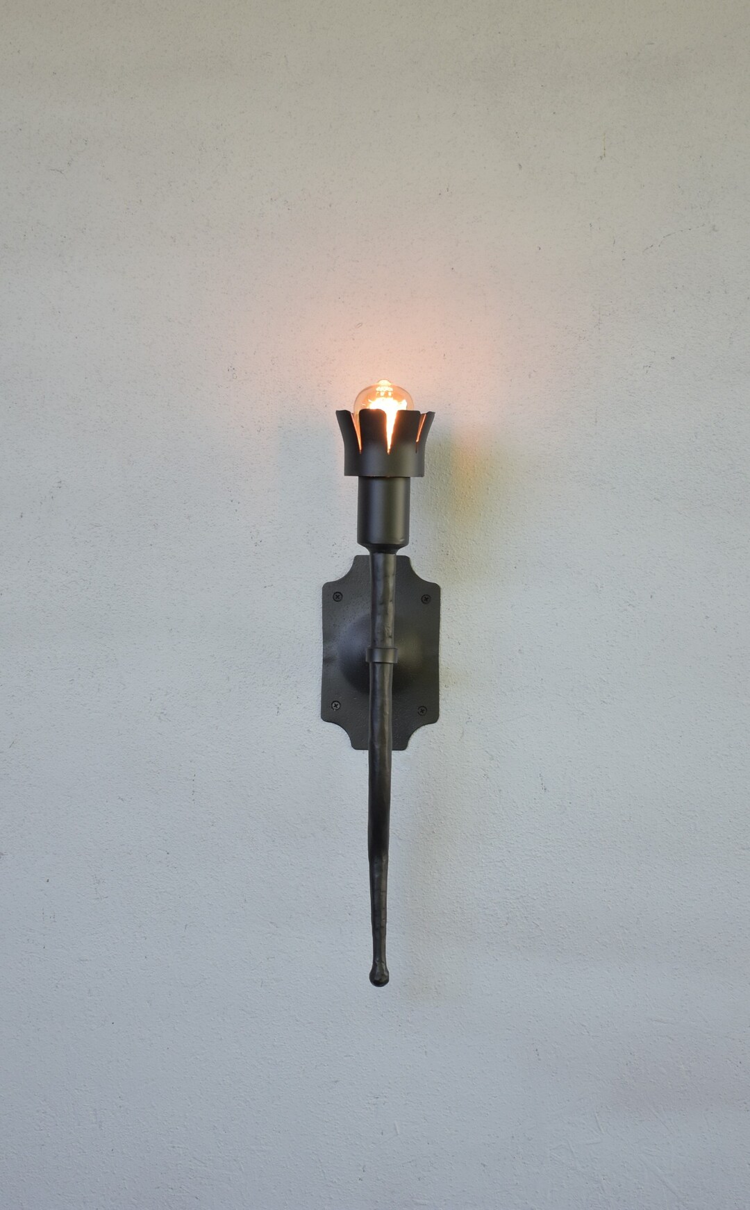 Medieval Style Wall Sconce,torch Wall Lamp,viking Style Lamp,rustic ...