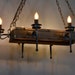 Forged Iron Medieval Chandelier: Six-light Rustic Lighting - Etsy