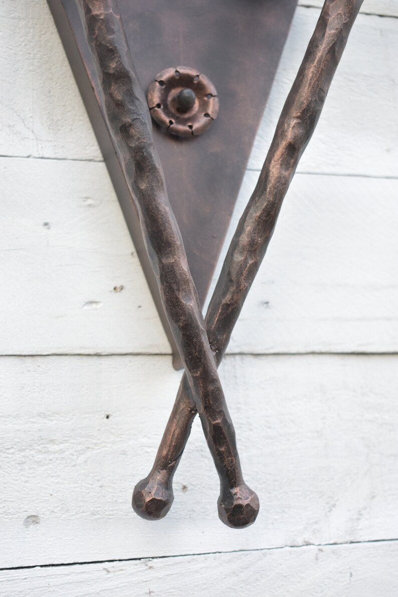 Medieval Style Wall Lampgothic Style Wall Sconcedouble Torch - Etsy