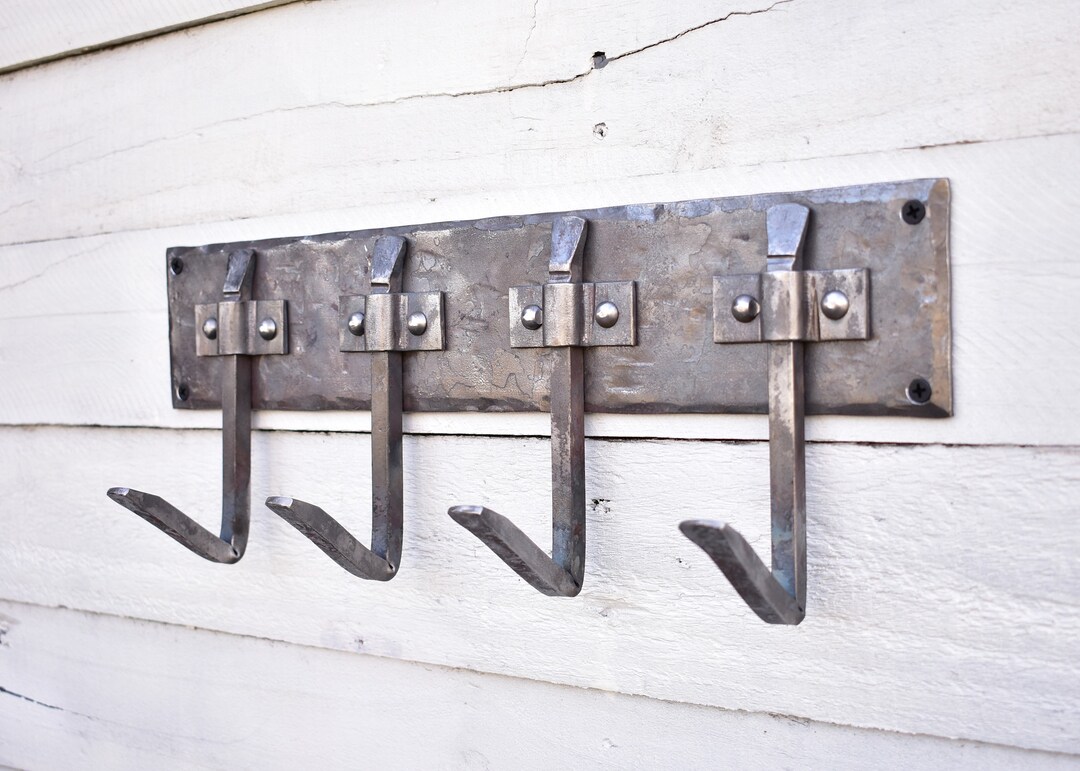 Hand Forged Wall Hanger,coat Rack - Etsy