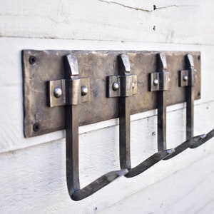 Hand Forged Wall Hanger,coat Rack - Etsy