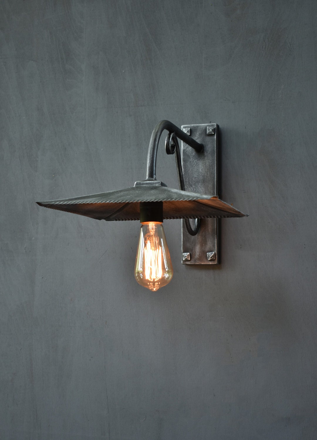 Outdoor Forged Light in French Style for Terrace or Porch, French Barn ...