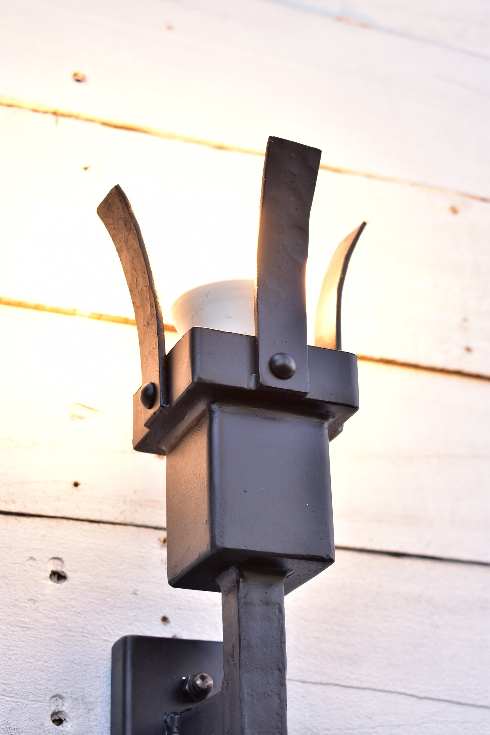 Medieval Wall Sconcewall Mounted Torch Lightwrought Iron - Etsy