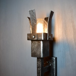 Medieval Wall Sconce,wall Mounted Torch Light,wrought Iron Lamp - Etsy