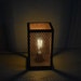 Industrial Style Rusty Table Lamp, Perforated Steel Shade - Etsy