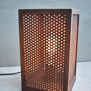 Rusty Light for Table,rusty Garden Light,industrial Style Desk Lamp - Etsy