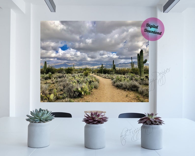 Desert Path Desert Photography Printable Digital Download | Etsy