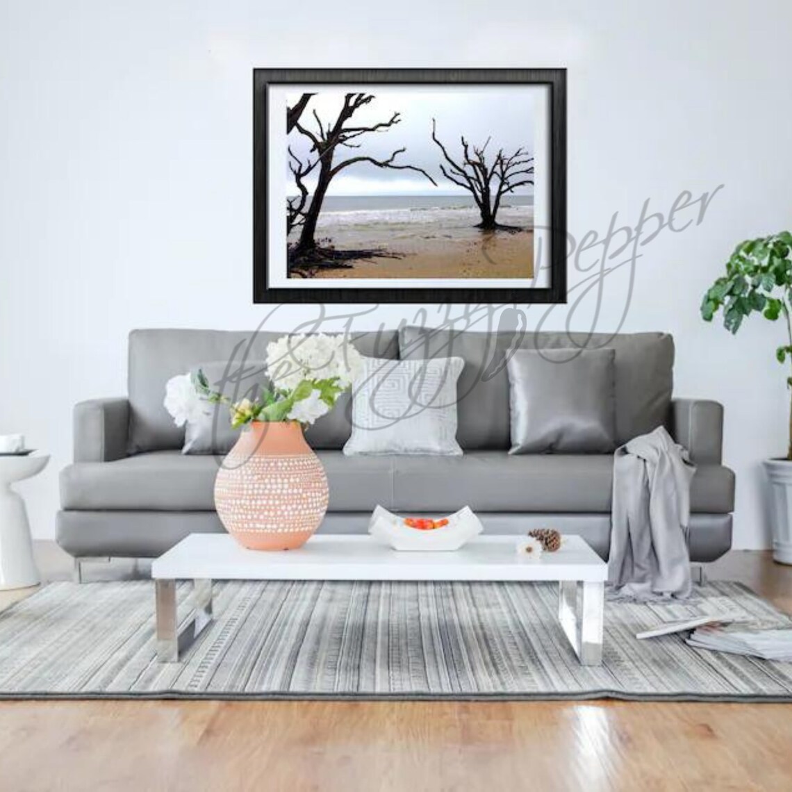 Botany Bay Beach Print Tree boneyard Edisto | Etsy