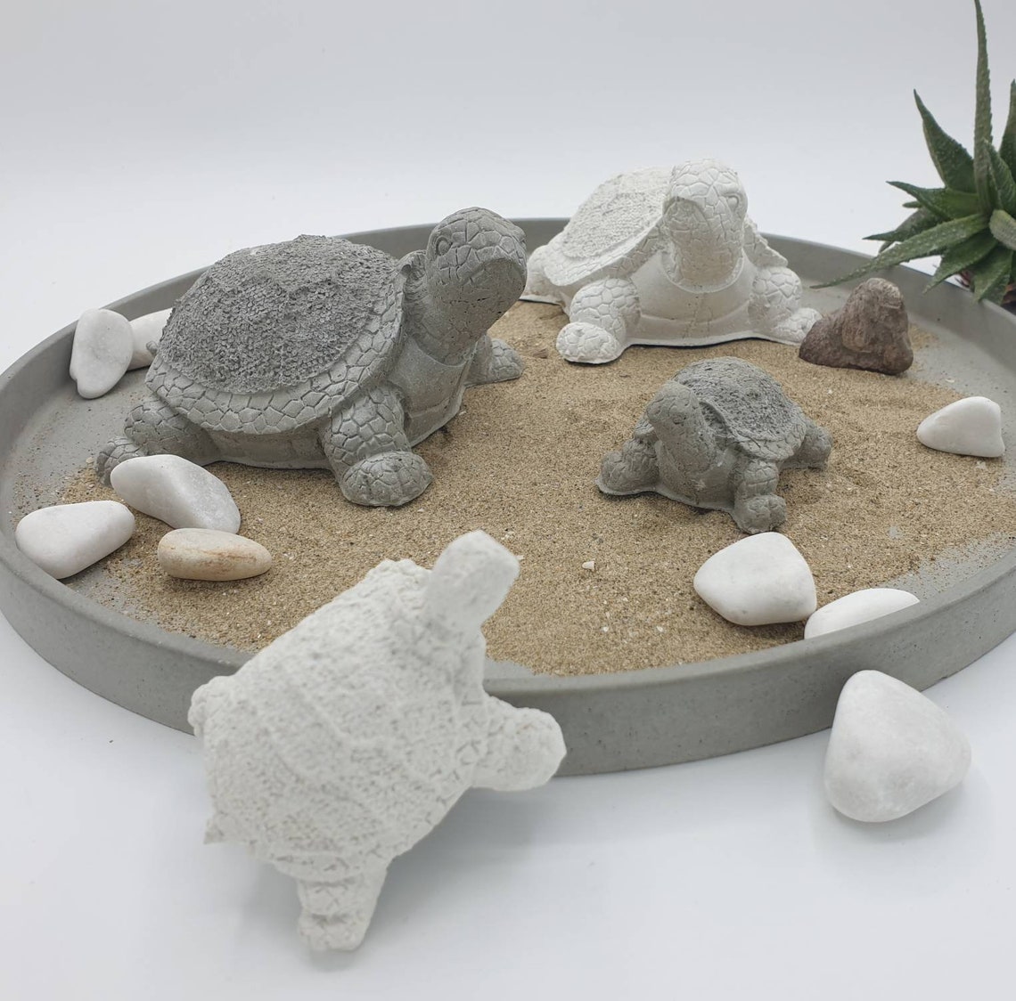 Concrete Decoration Turtles Baby Power Animal Spiritual Maritime Bath ...