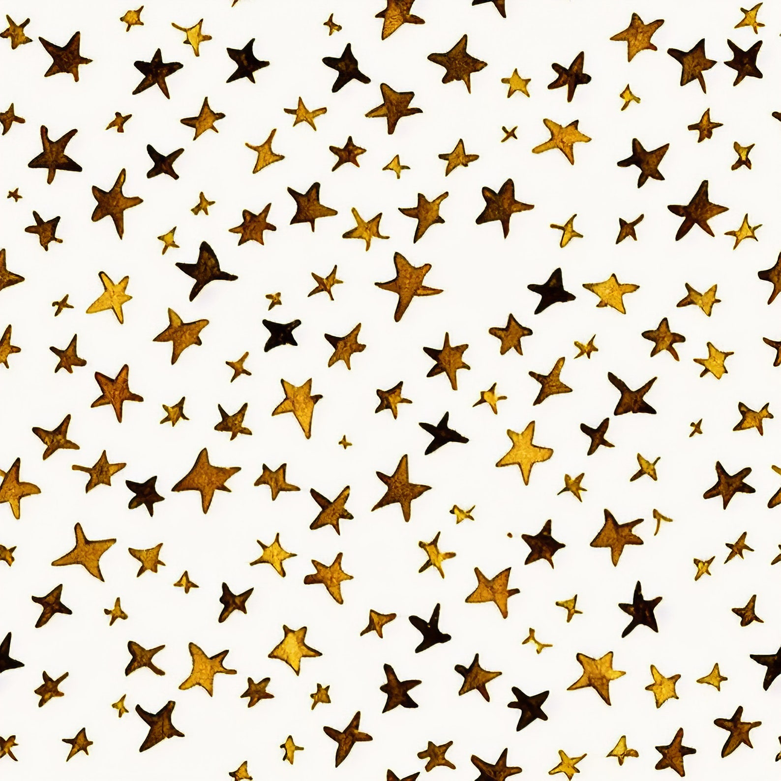 Gold Star Digital Paper, Seamless Celestial Textures, Printable ...