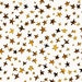 Gold Star Digital Paper, Seamless Celestial Textures, Printable ...