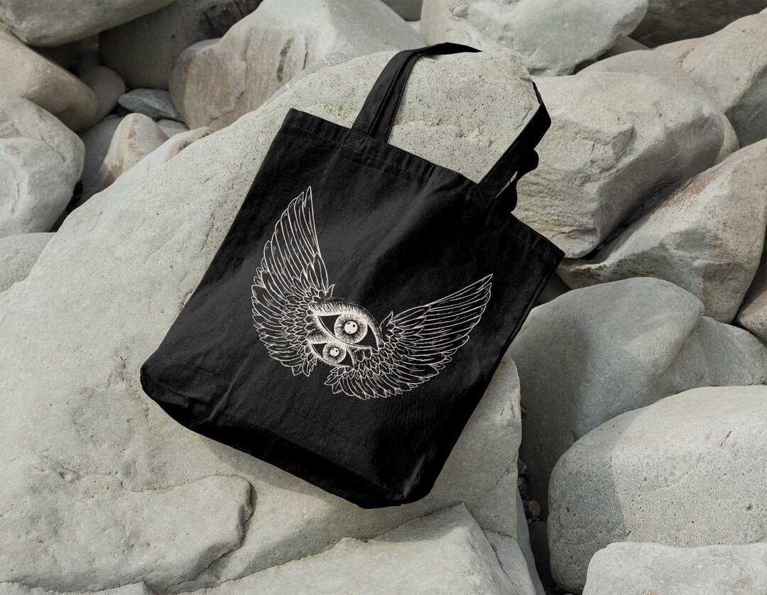 Weirdcore Totebag Tote Bag Aesthetic Trendy Tote Bag Cloth Tote Bag ...