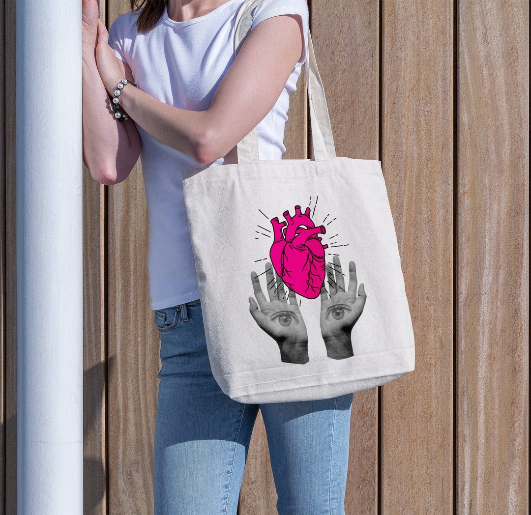 Weirdcore Totebag Tote Bag Aesthetic Trendy Tote Bag Cloth Tote Bag ...
