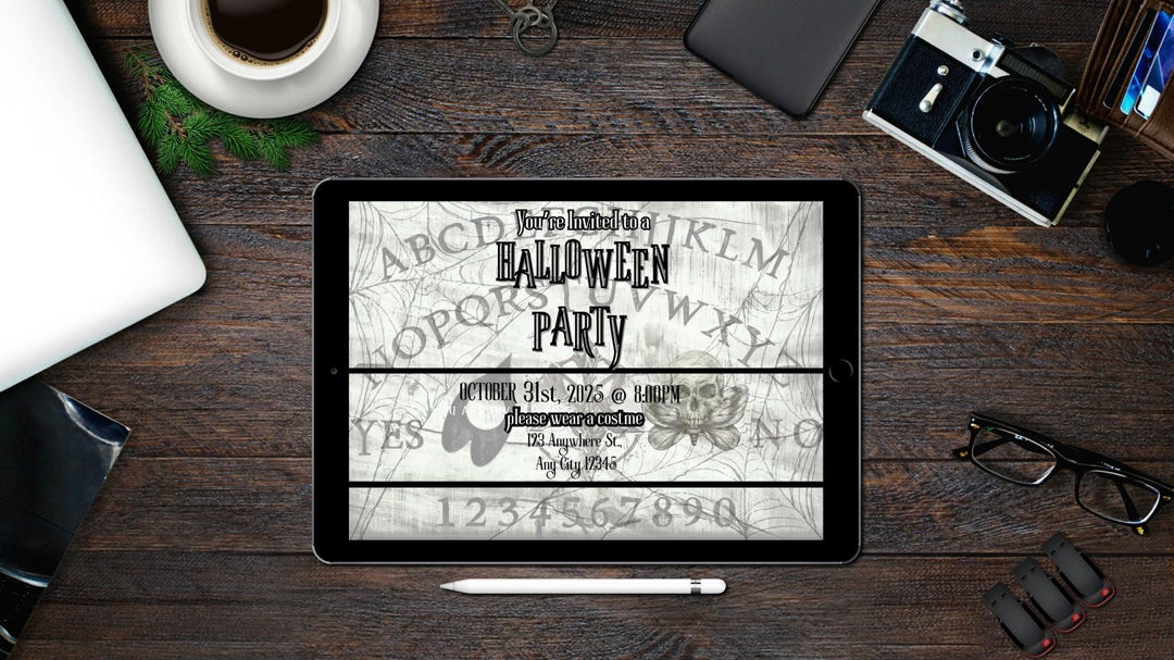 Ouija Board Halloween Party Invitation: Digital & Printable Template - Etsy