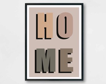 Home Poster Print | Etsy