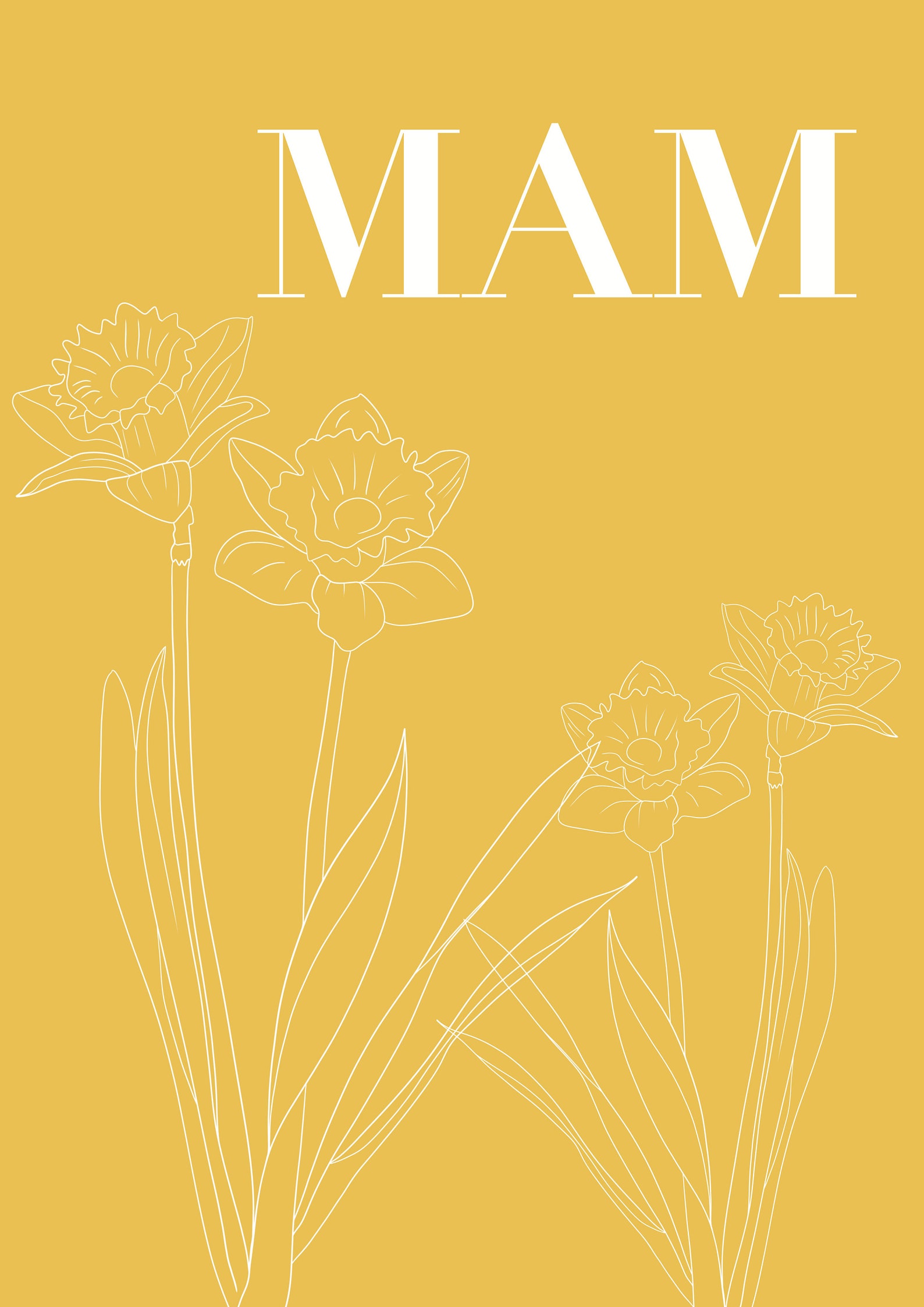 Mam Poster wall art Gallery Print A5 A4 A3 | Etsy