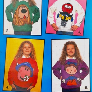 Printable - Vintage Magic Roundabout - FIVE Knitting Patterns - Child ...