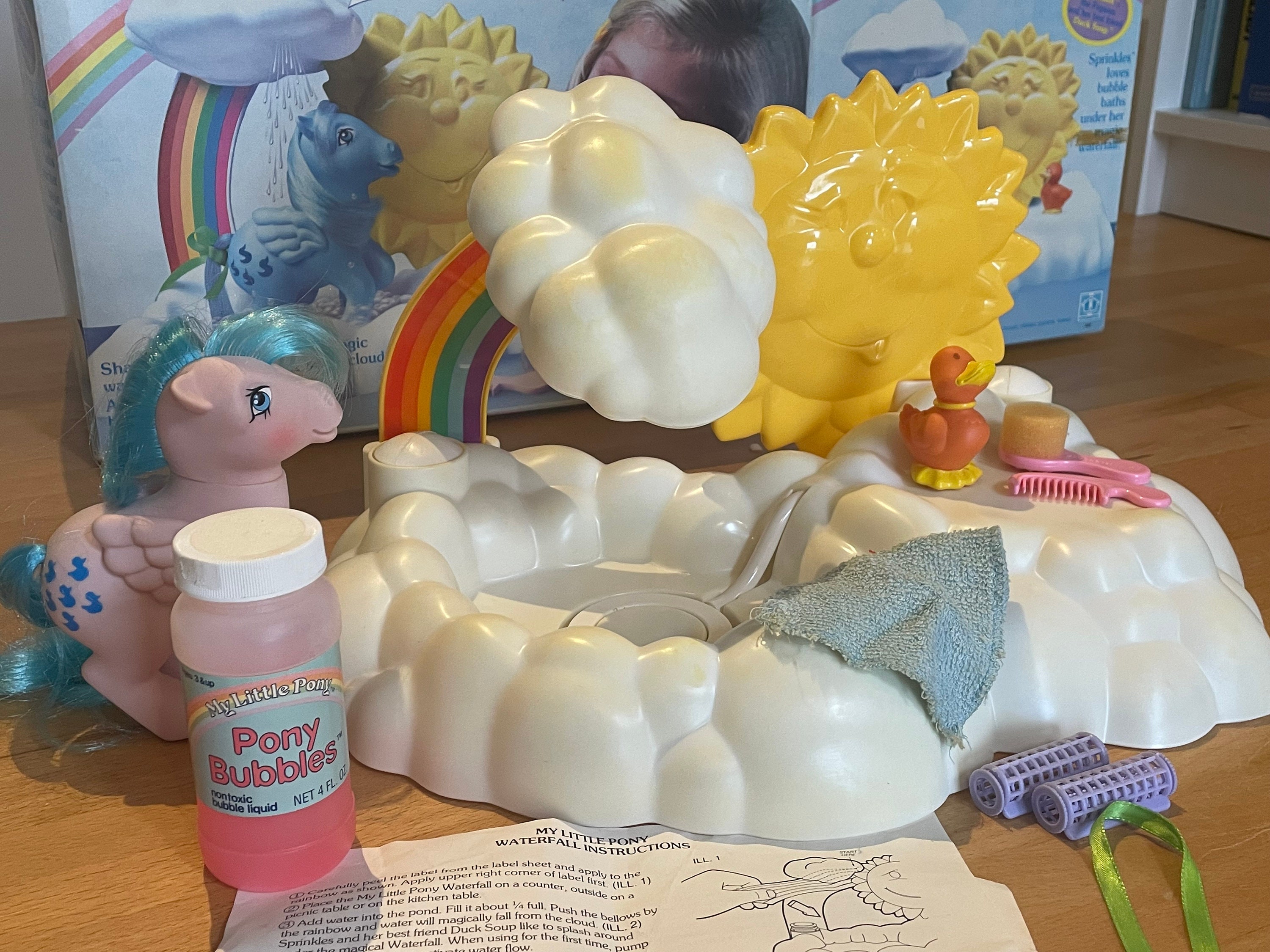 Vintage My Little Pony Waterfall Playset Complete in Box - Etsy