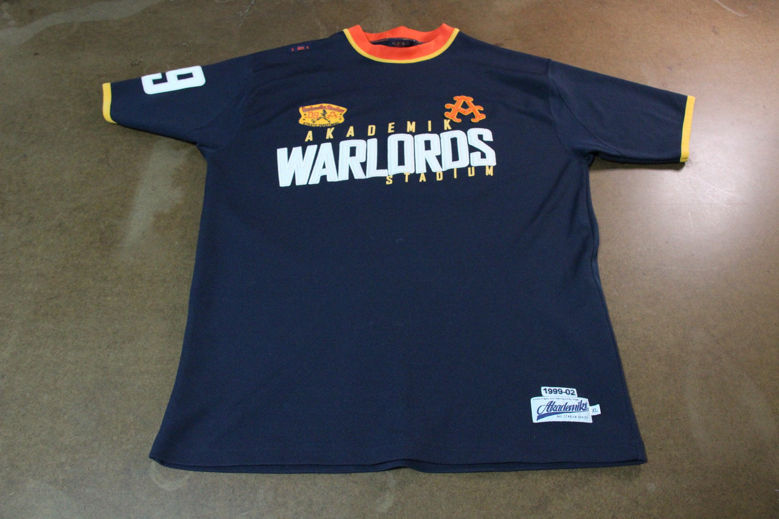 Vintage Akademiks Warlords Stadium Jersey / 00s Baseball Style Shirt ...