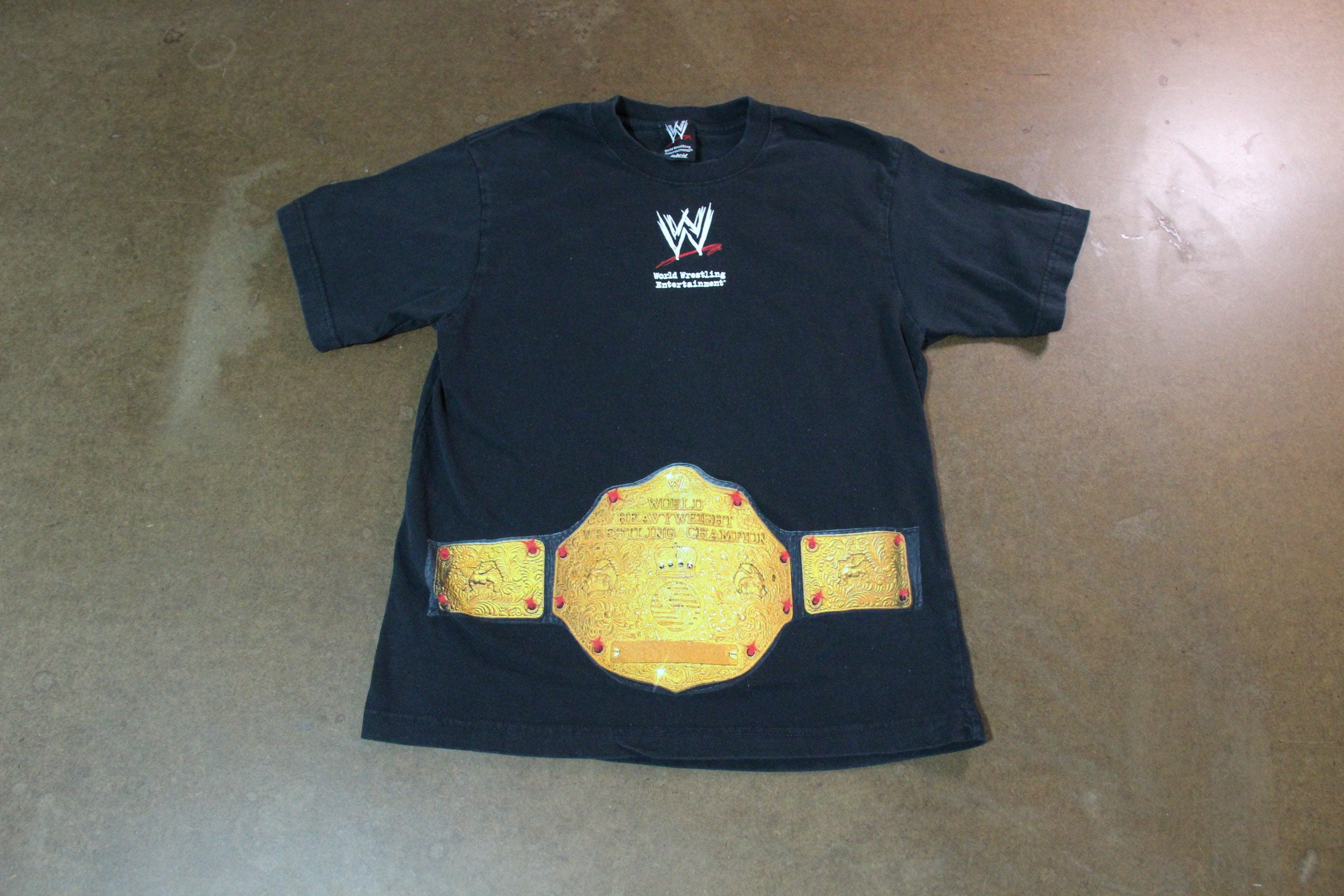 WWE T-shirt / World Heavy Weight Wrestling / Champion Belt / - Etsy