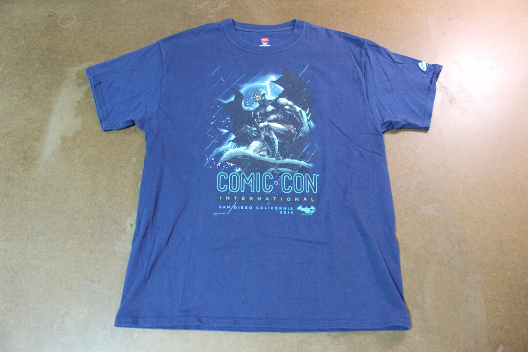 Comic Con T-shirt / 00s Batman DC Comics / Animation Promo Graphic Tee ...