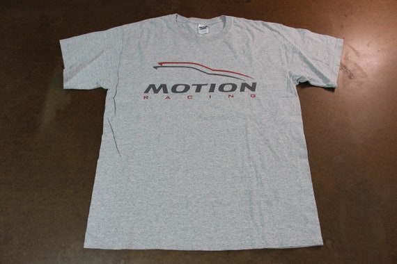Motion Racing T-Shirt / 00s Nascar / Race Car Tee / M… - Gem