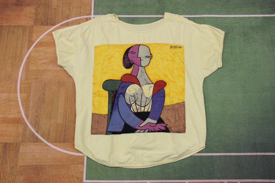 Vintage / Picasso Blouse / Vintage Art Print / Top / Artist Graphic ...