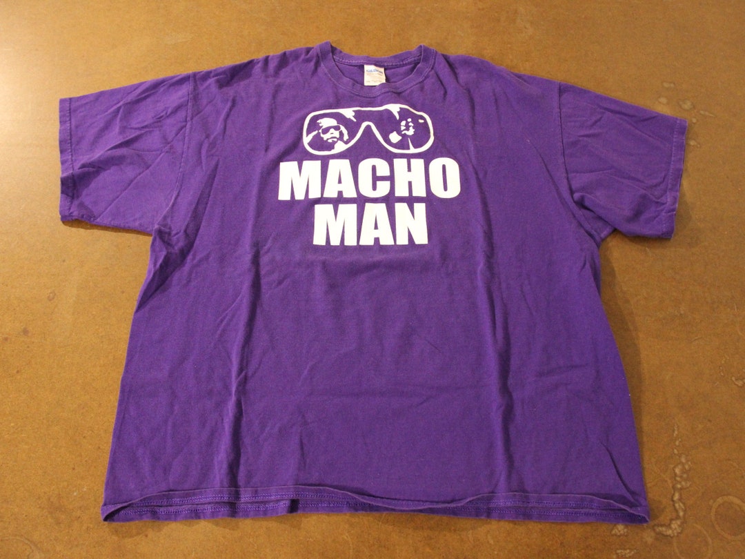 Vintage / Macho Man / Randy Savage / T-shirt / World Heavy Weight ...
