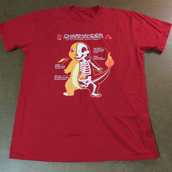 Charmander Anatomy - Etsy