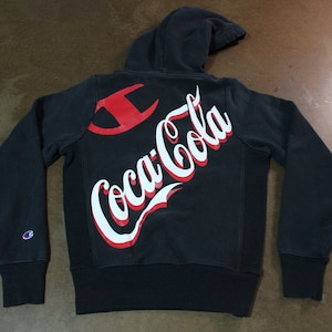 Champion X Coca Cola / Logo Sweater / Pullover Hoodie / Athletic Hoody ...