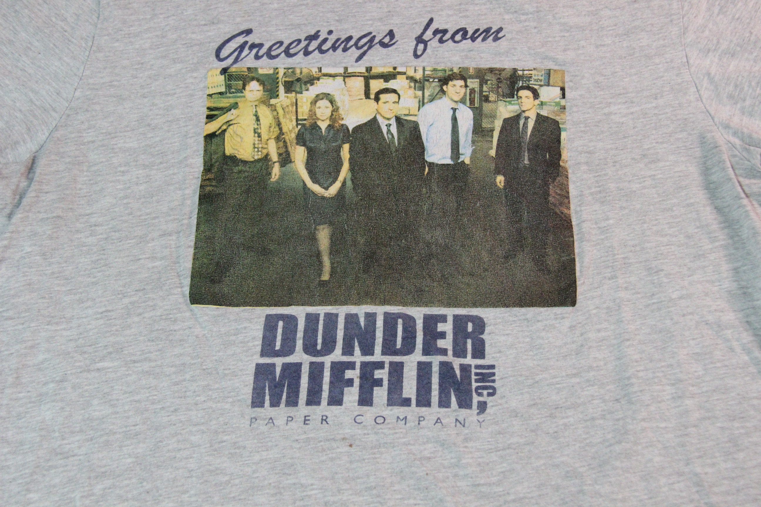 Vintage Dunder Mifflin / the Office T-shirt / 00s TV Show Graphic Promo ...