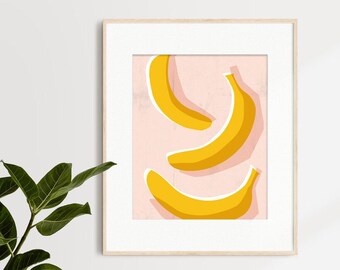 Abstract Fruit Art | Etsy