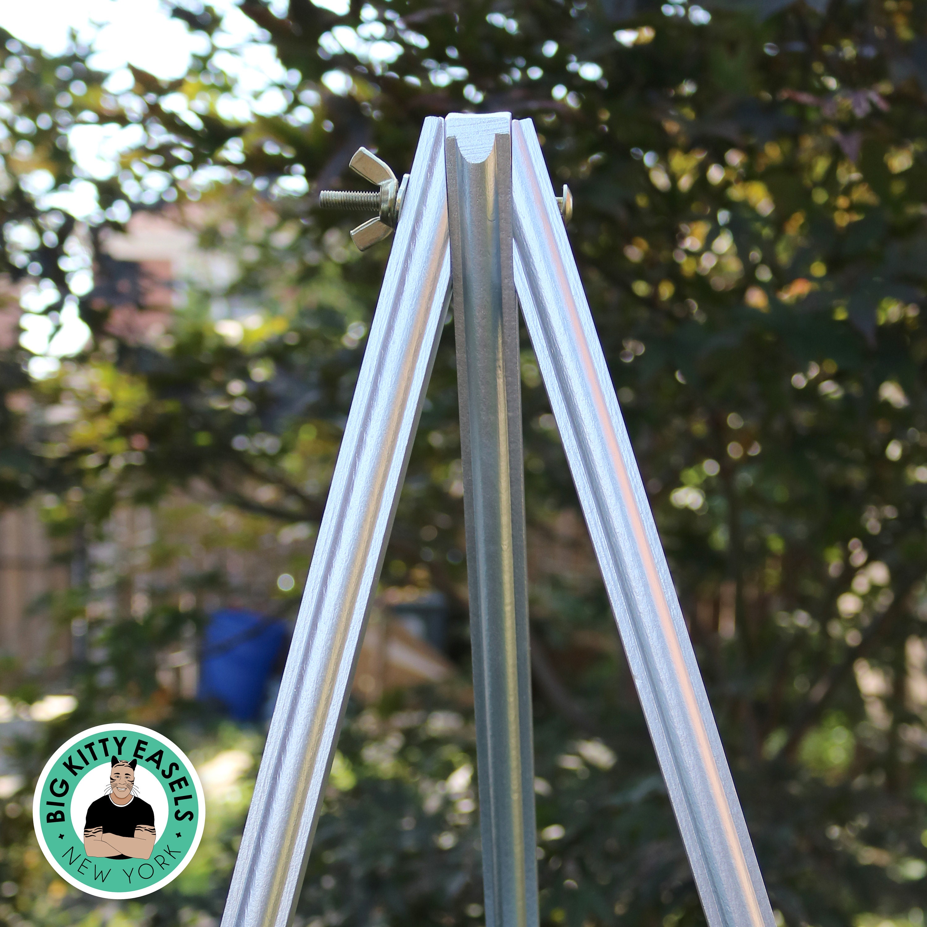 Silver Easel . Large Wedding Sign Stand . Display Lightweight | Etsy