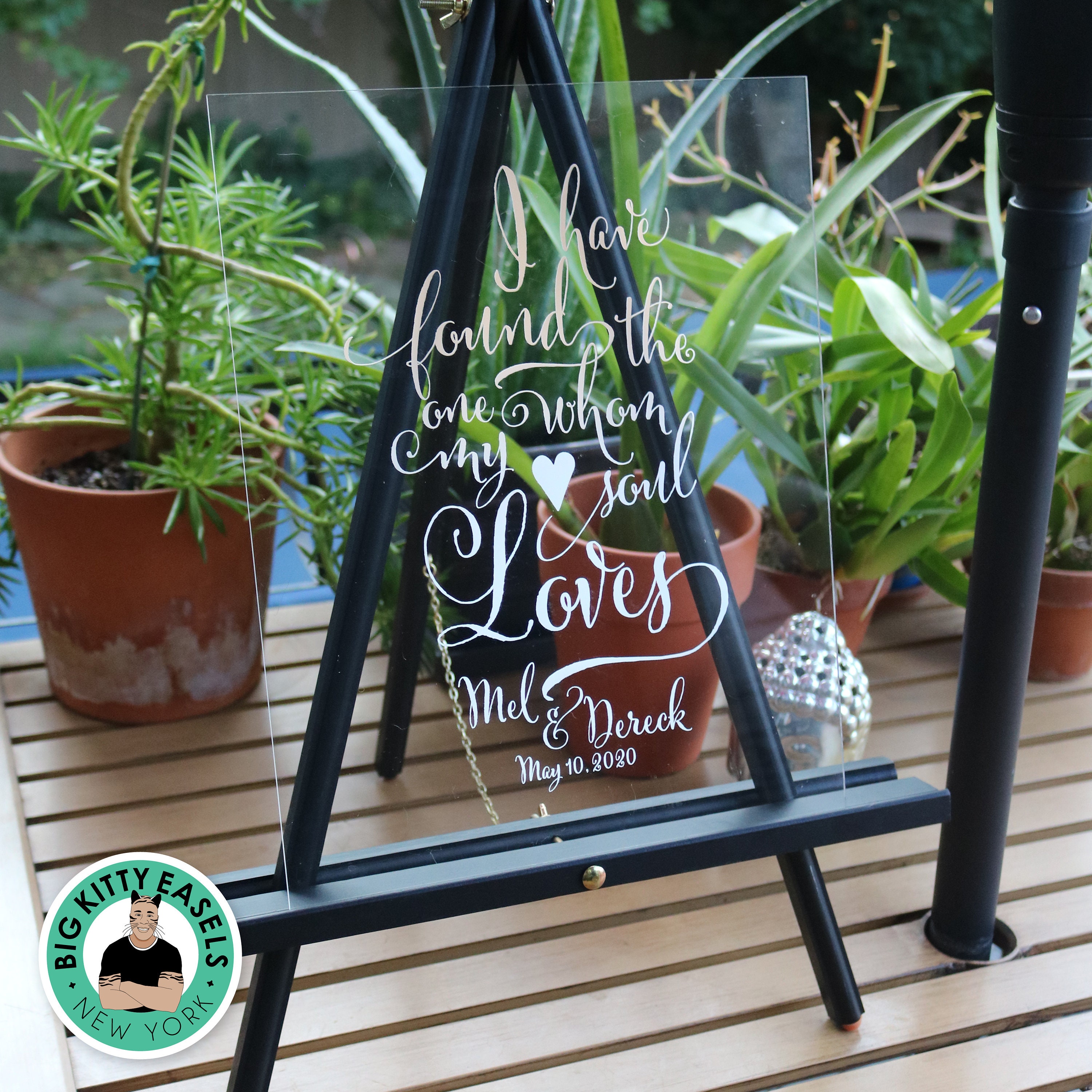 Black Table Easel: 22" Solid Wood Sign Display (8x10 to 18x24) - Etsy