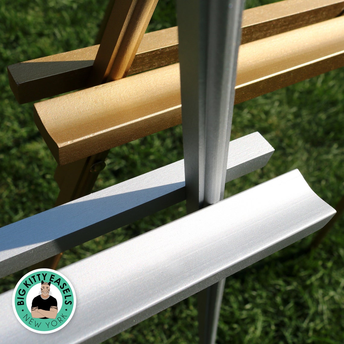 White Easel . Wedding Sign Solid Wood Floor Stand . Display | Etsy