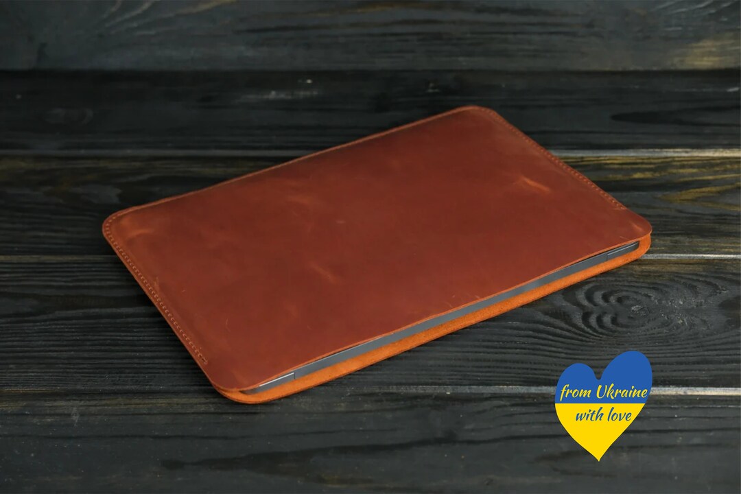 Leather Cover for MacBook Pro M1 2021, Leather Sleeve for MacBook Air ...