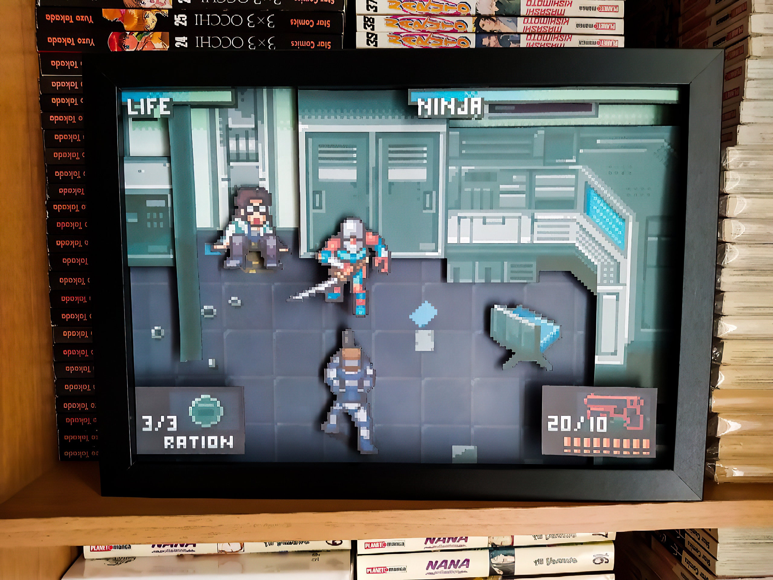 Metal Gear Solid SHADOWBOX Snake Vs Gray Fox - Etsy Australia