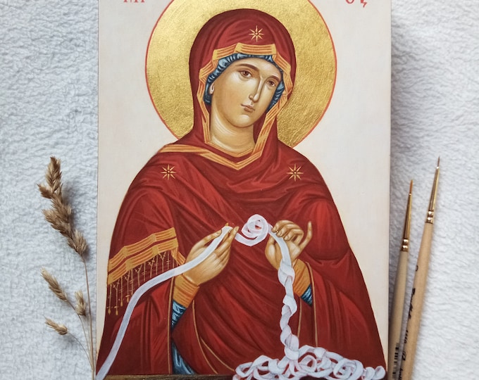 Mary Undoer of Knots, Icon Our Lady Undoer of Knots, Virgin Mary Untier ...
