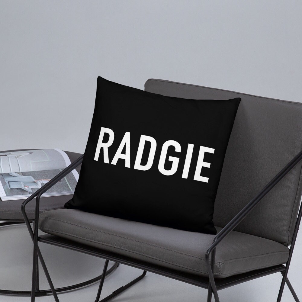 Radgie - Funny Newcastle Upon Tyne Geordie Gift Pillow Cushion - Etsy ...