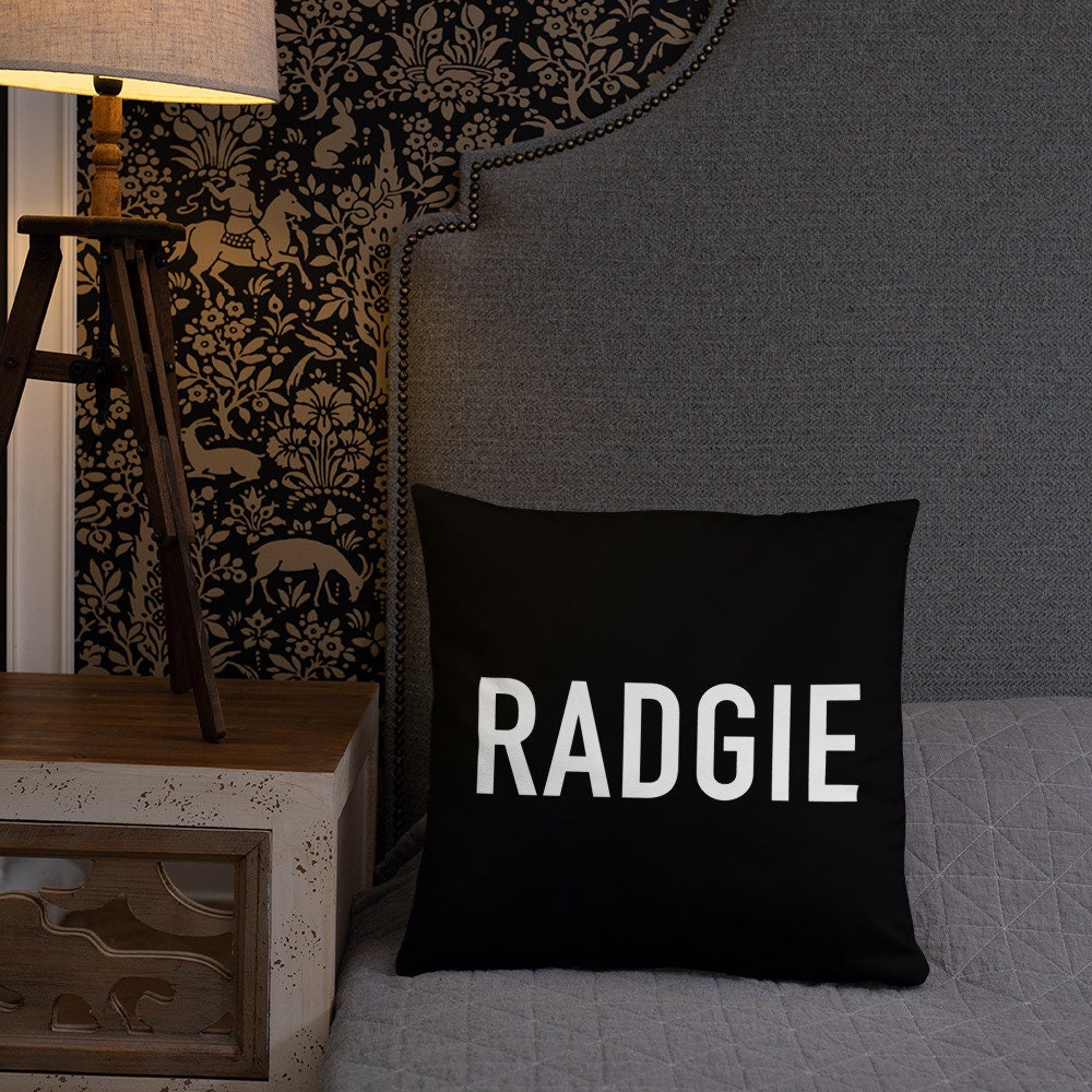 Radgie - Funny Newcastle Upon Tyne Geordie Gift Pillow Cushion - Etsy ...