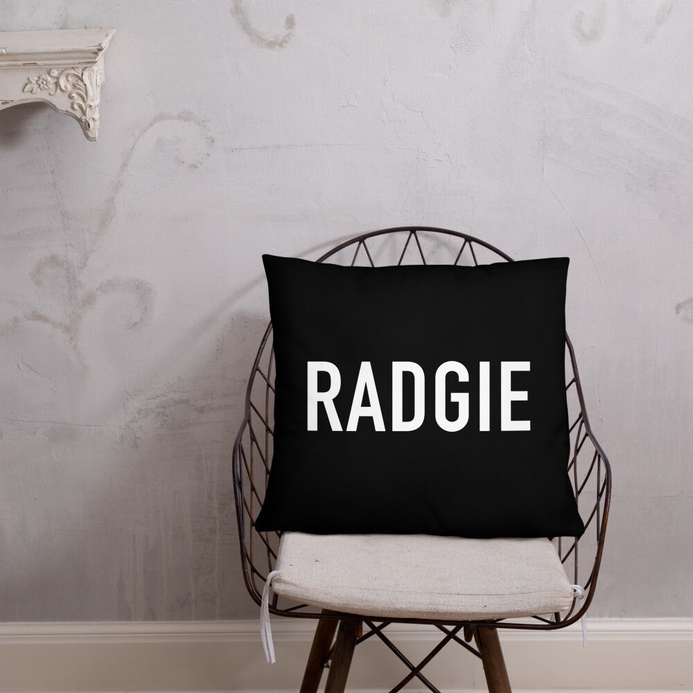Radgie - Funny Newcastle Upon Tyne Geordie Gift Pillow Cushion - Etsy ...