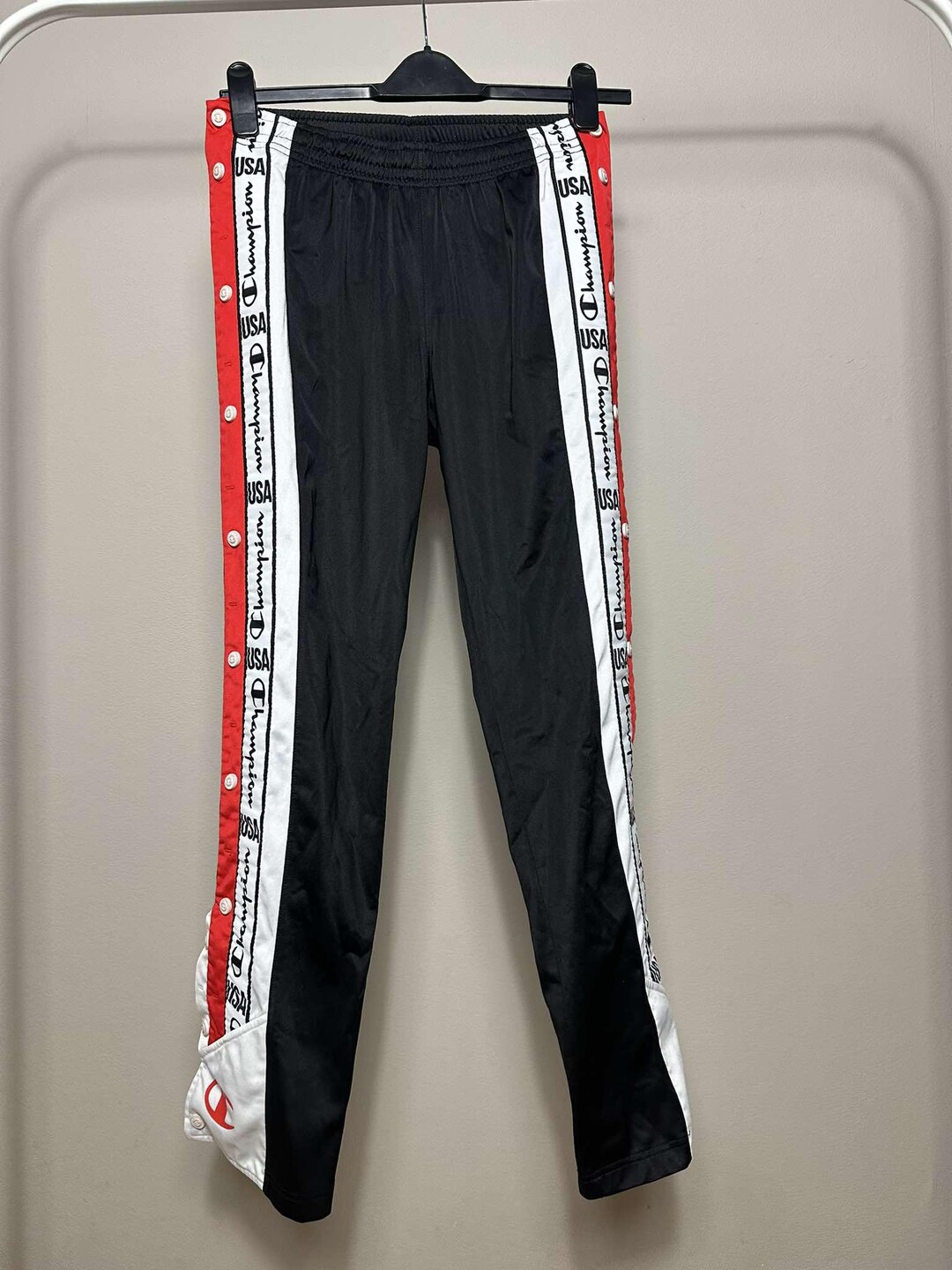 Vintage Champion Button-up Track Pants Size XS, Champion USA Track ...