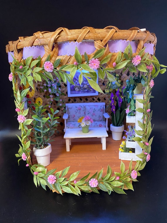 Homemade Diorama of Garden Room - Etsy