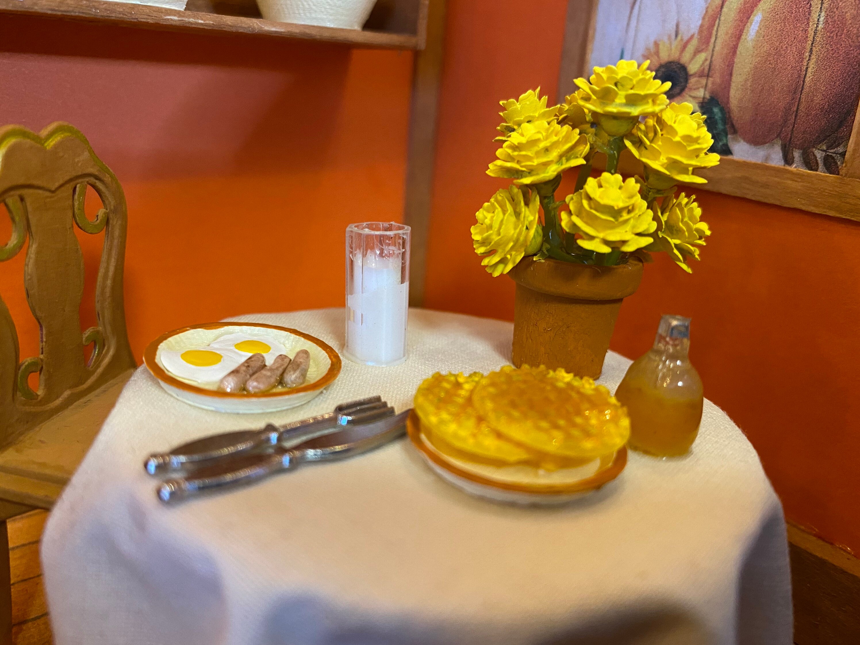 Autumn Chipmunk Breakfast Diorama - Etsy